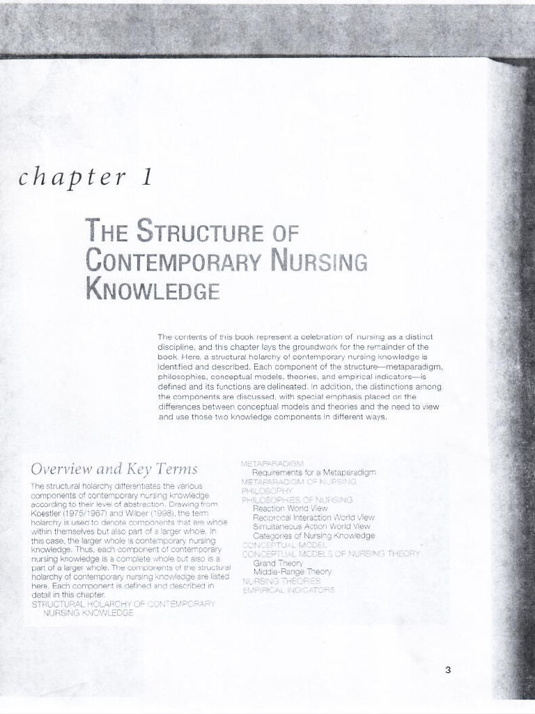 The Structure of Contemporary Nursing | PDF