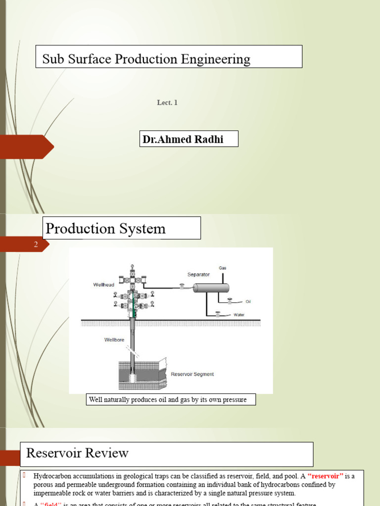 Lecture Three Completion | PDF | Casing (Borehole) | Petroleum Reservoir