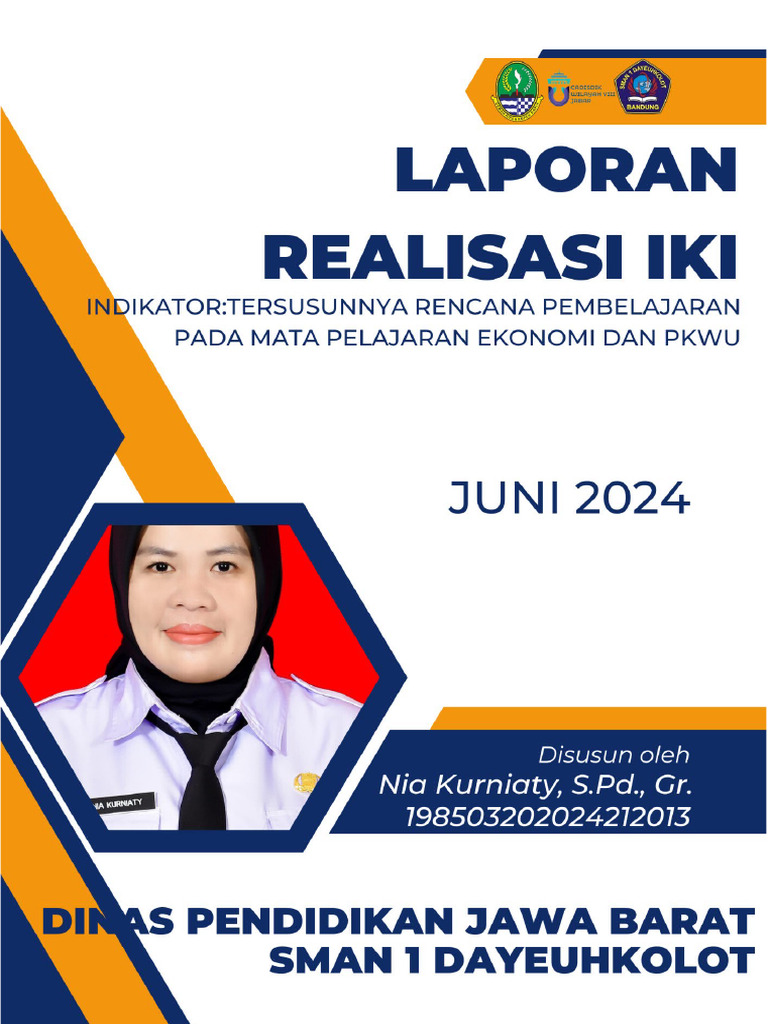 Laporan IKI TRK Tersusunnya Rencana Pembelajaran Mata Pelajaran Ekonomi Dan PKWU Bulan Juni | PDF