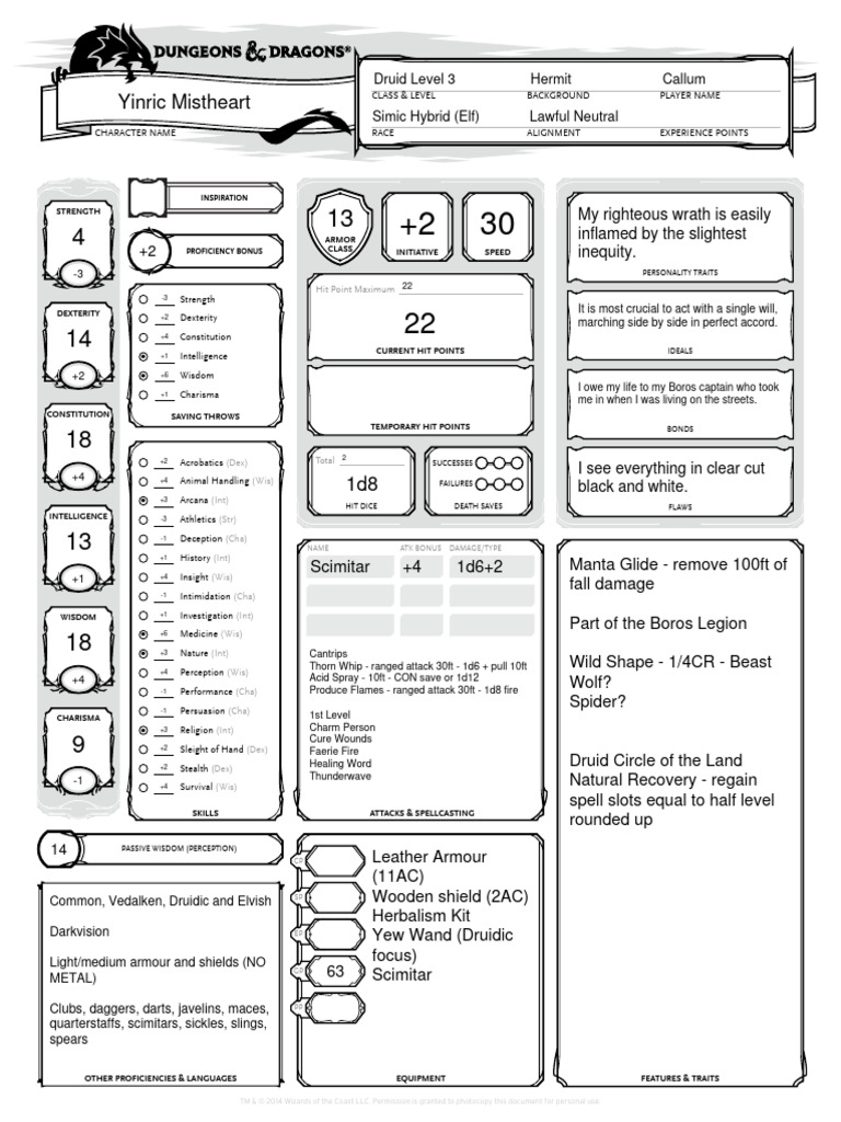 Simic Hybrid Druid | PDF