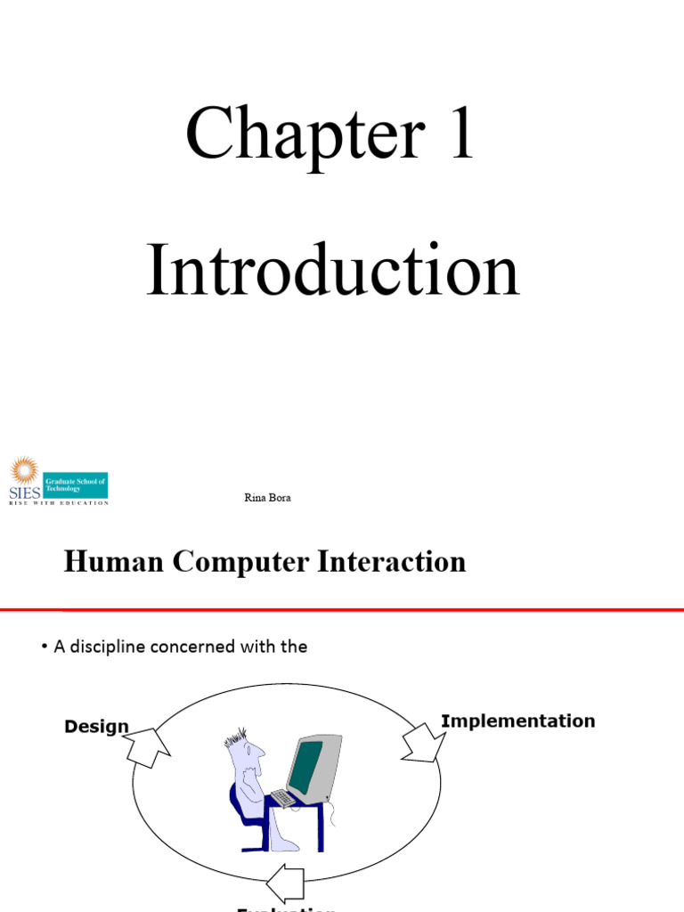 Module1_Introduction | PDF | Human–Computer Interaction | User Interface