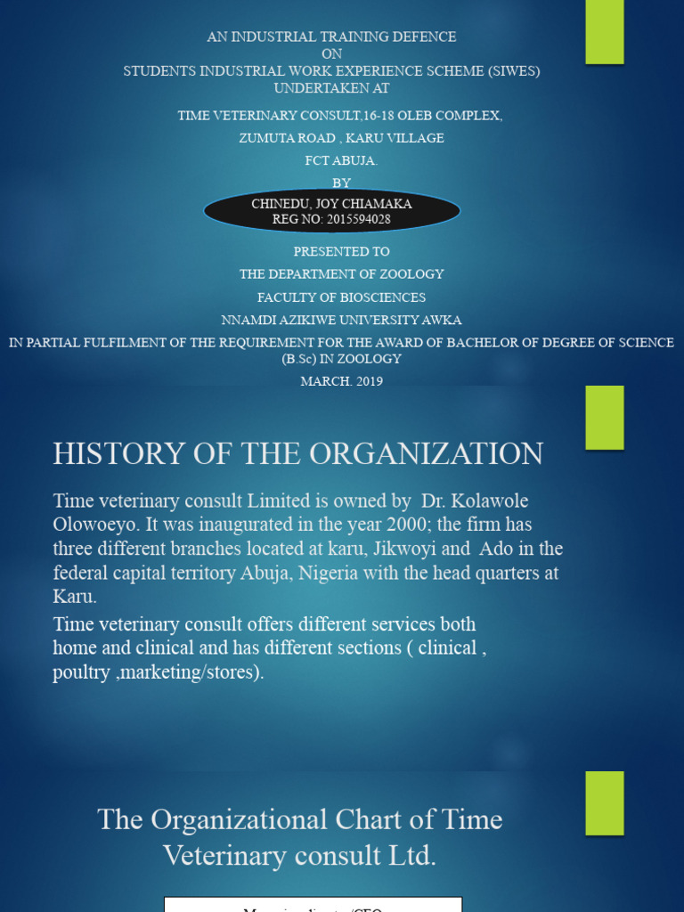 Siwes Presentation | PDF | Medical Specialties | Immunology