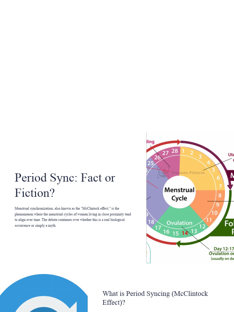 Period Sync Fact or Fiction | PDF | Menstrual Cycle | Genetics