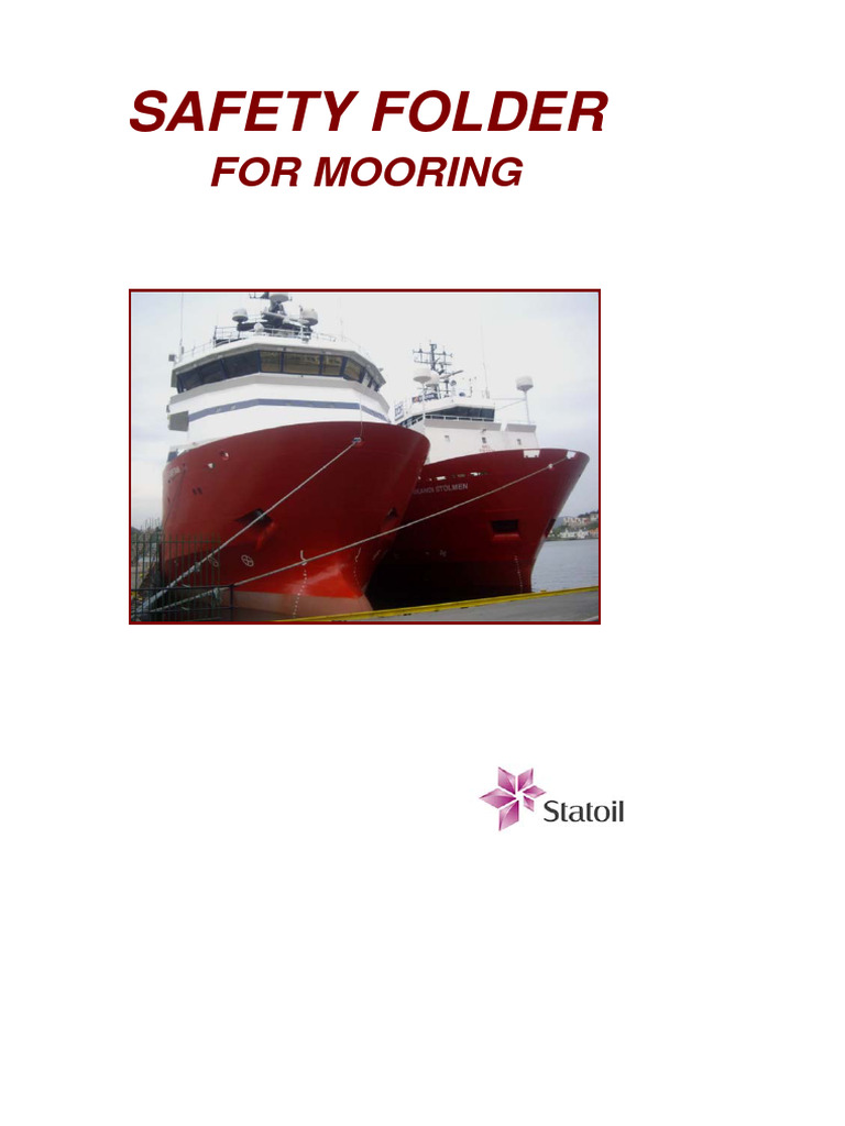 b-09-safety-folder-for-mooring-operations | Download Free PDF | Safety ...