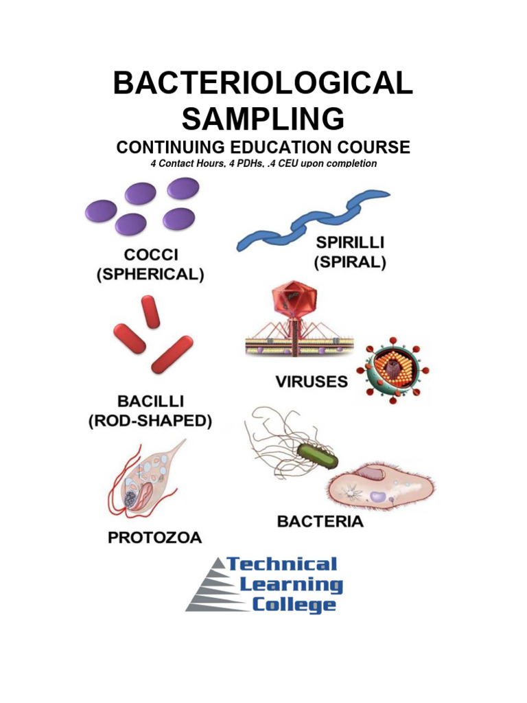 Bactiriogical Sampling | PDF | Drinking Water