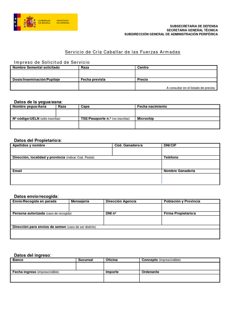 Impreso Solicitud Servicio 240403 074107 | PDF