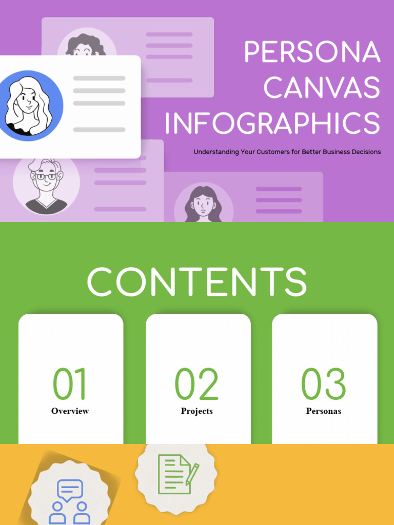 Simple Geometric Persona Canvas Infographics | PDF | Career & Growth