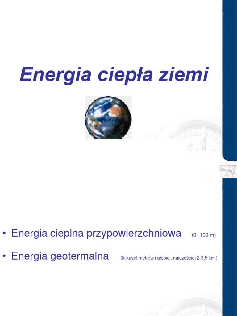 ZIP ĆW 5 Energia Geotermalna | PDF