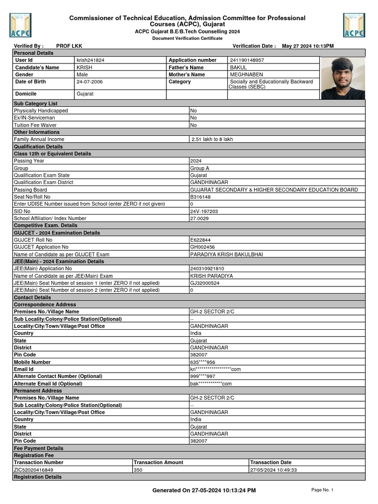 ViewGeneratedDocs | Download Free PDF | Gujarat