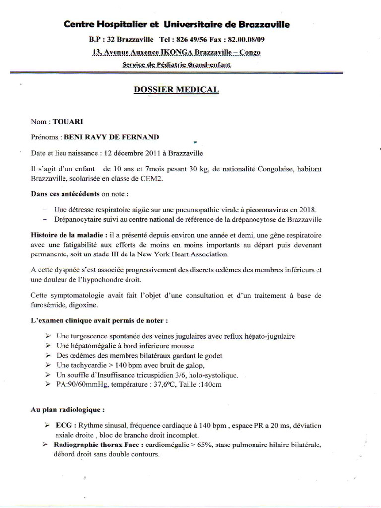 Dossier Medical | PDF