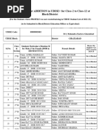 Revised Form S02 UDISEPlus 2024 25 Format For Student Addition | PDF ...
