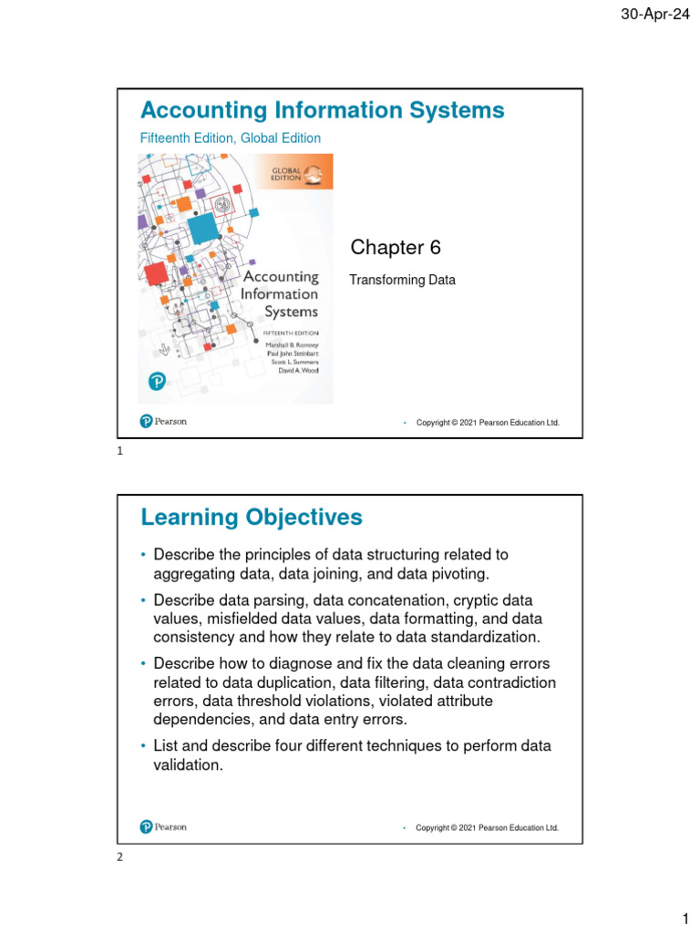Ch06 - Transforming Data (Slides) | PDF | Data | Statistics