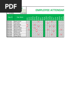 Month of March Attendance 2025 | PDF