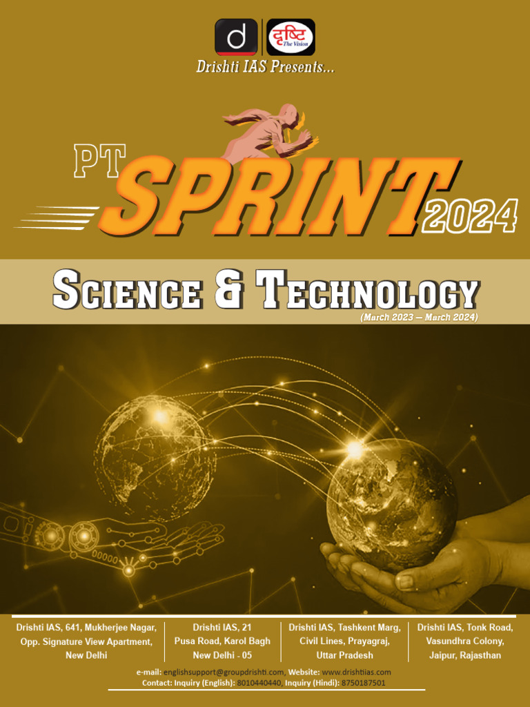 PT Sprint 2024 Science & Technology | PDF | Mitochondrion | Smallpox