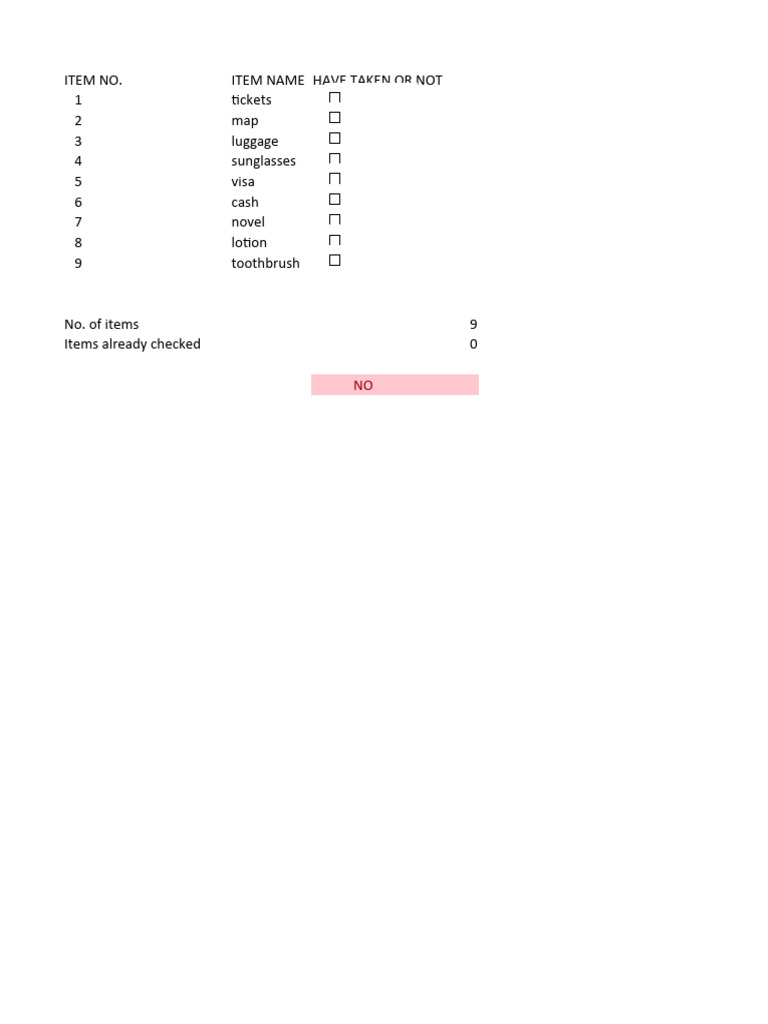 Sample Excel Worksheet | PDF