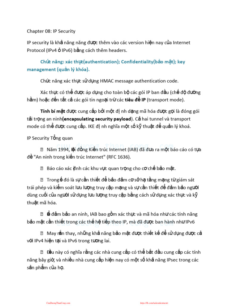 mat-ma-va-an-ninh-mang_nguyen-duc-thai_chapter-08-ip-security - [cuuduongthancong.com] | PDF