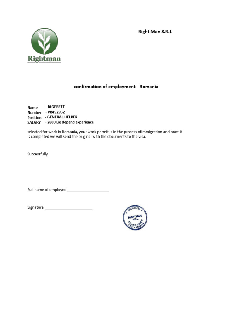 Jagpreet Singh Offer Letter | PDF Jagpreet Singh Offer Letter | PDF