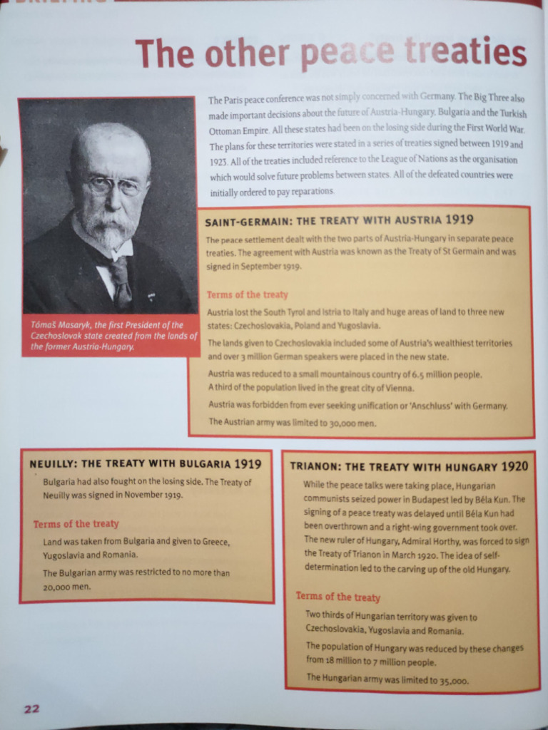 Other WW1 Treaties and Impact | PDF | Austria Hungary | Hungary