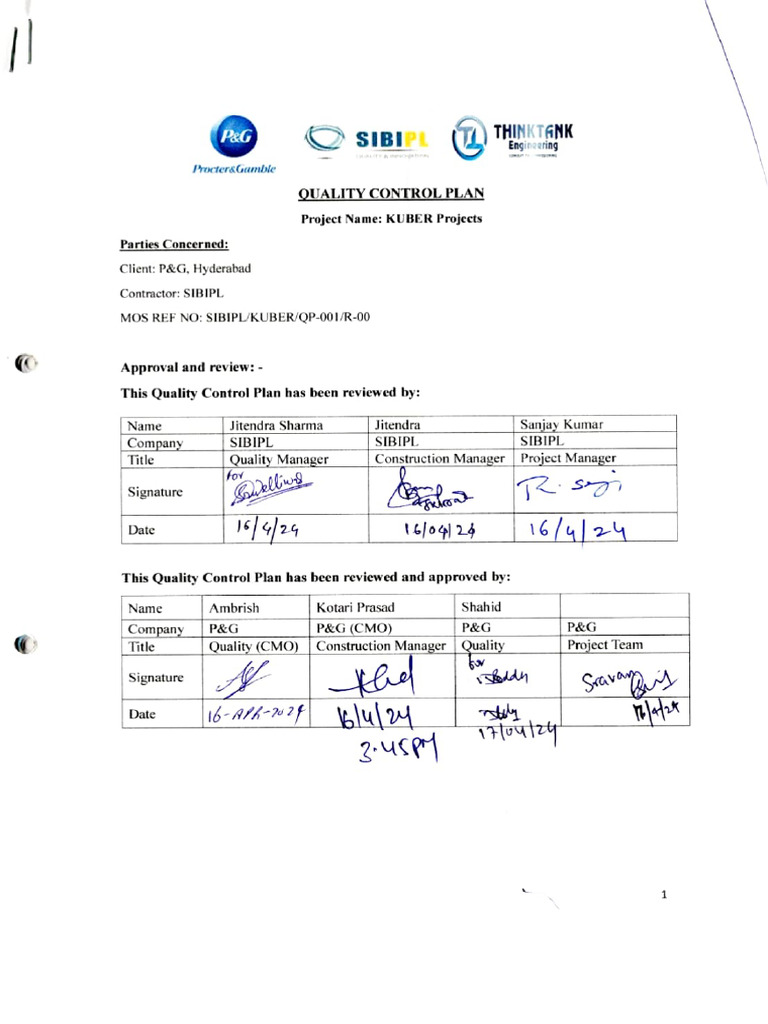 Quality_Control_Plan-Civil | PDF
