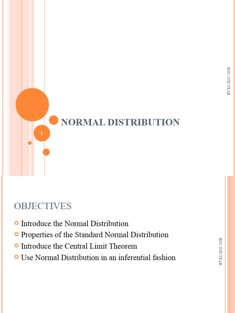 Normal Distribution | PDF | Standard Deviation | Normal Distribution