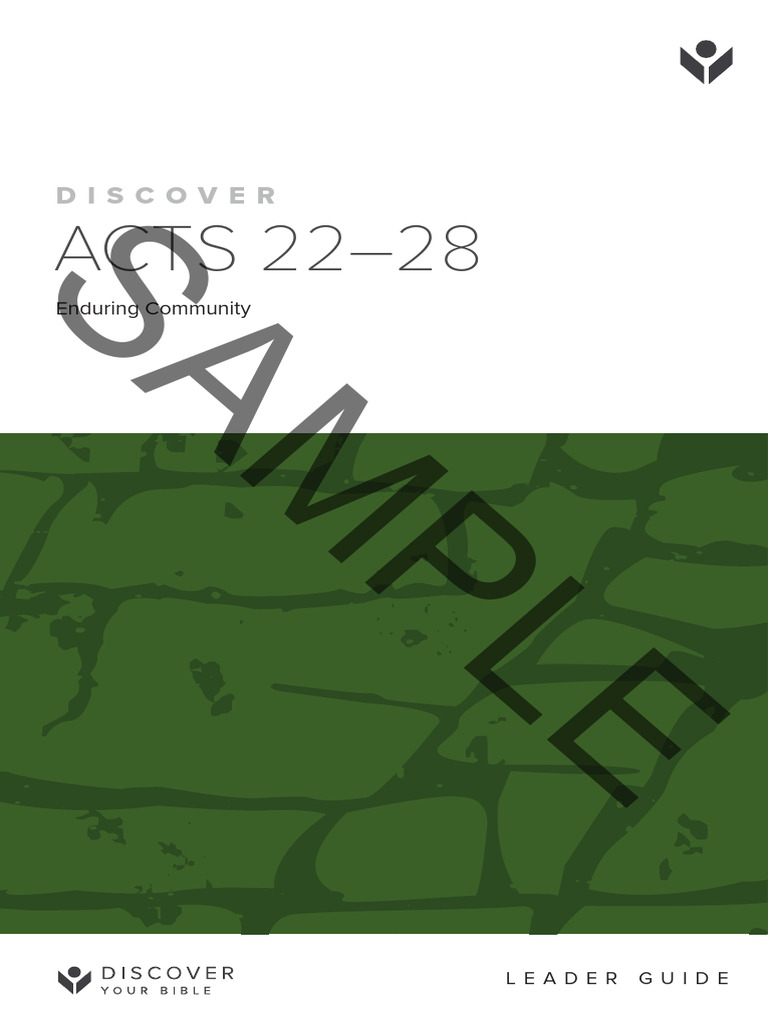 Discover Acts 22-28 Leader Guide | Download Free PDF | Paul The Apostle ... Discover Acts 22-28 Leader Guide | Download Free PDF | Paul The Apostle ...