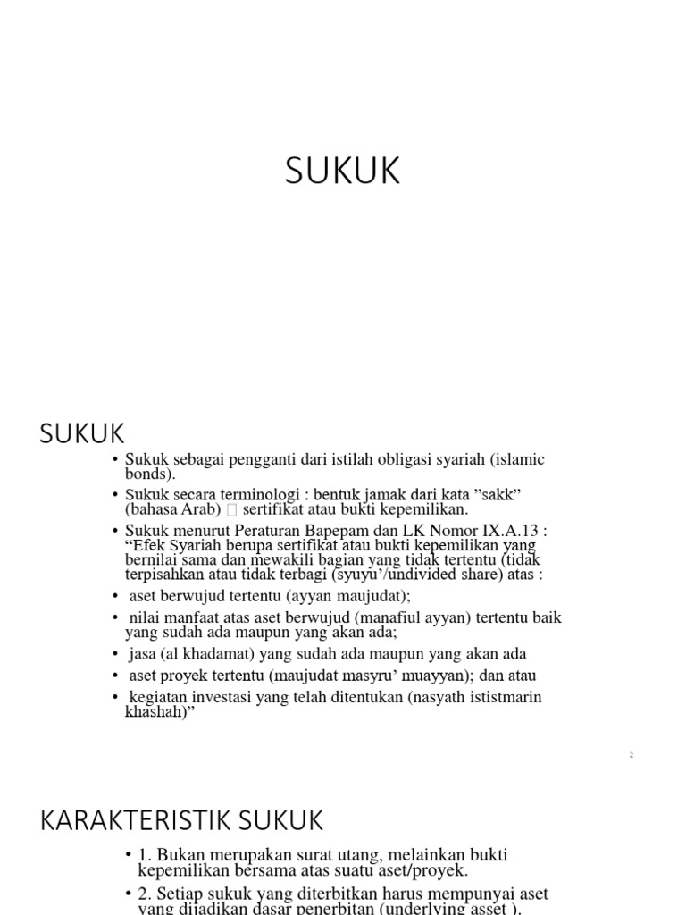SUKUK | PDF