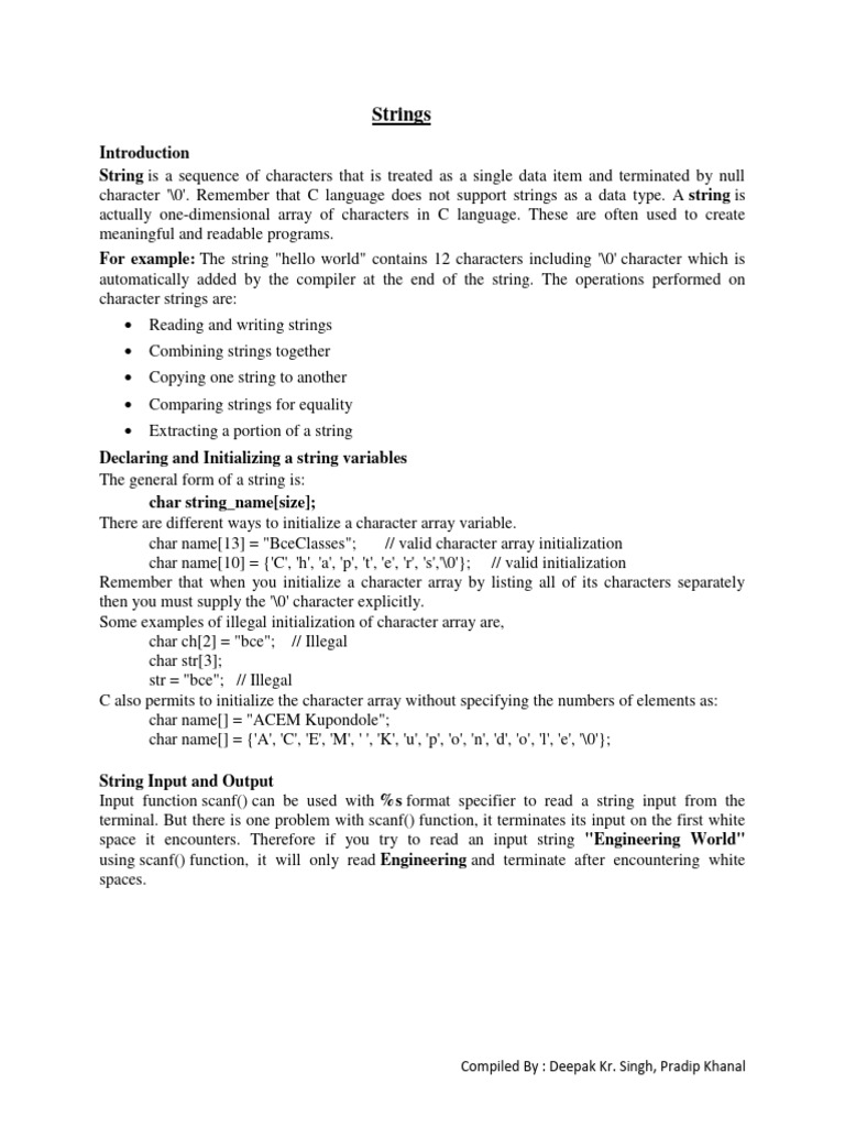 Chapter 72 Pdf Pointer Computer Programming String Computer Science