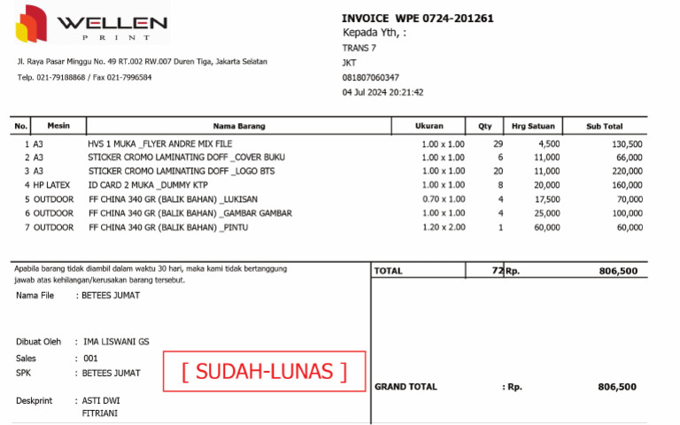 Wpe 0724-201261 - 202510 | PDF