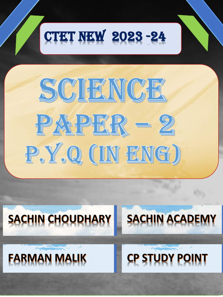 Science (Pyq Em) | PDF | Leaf | Science