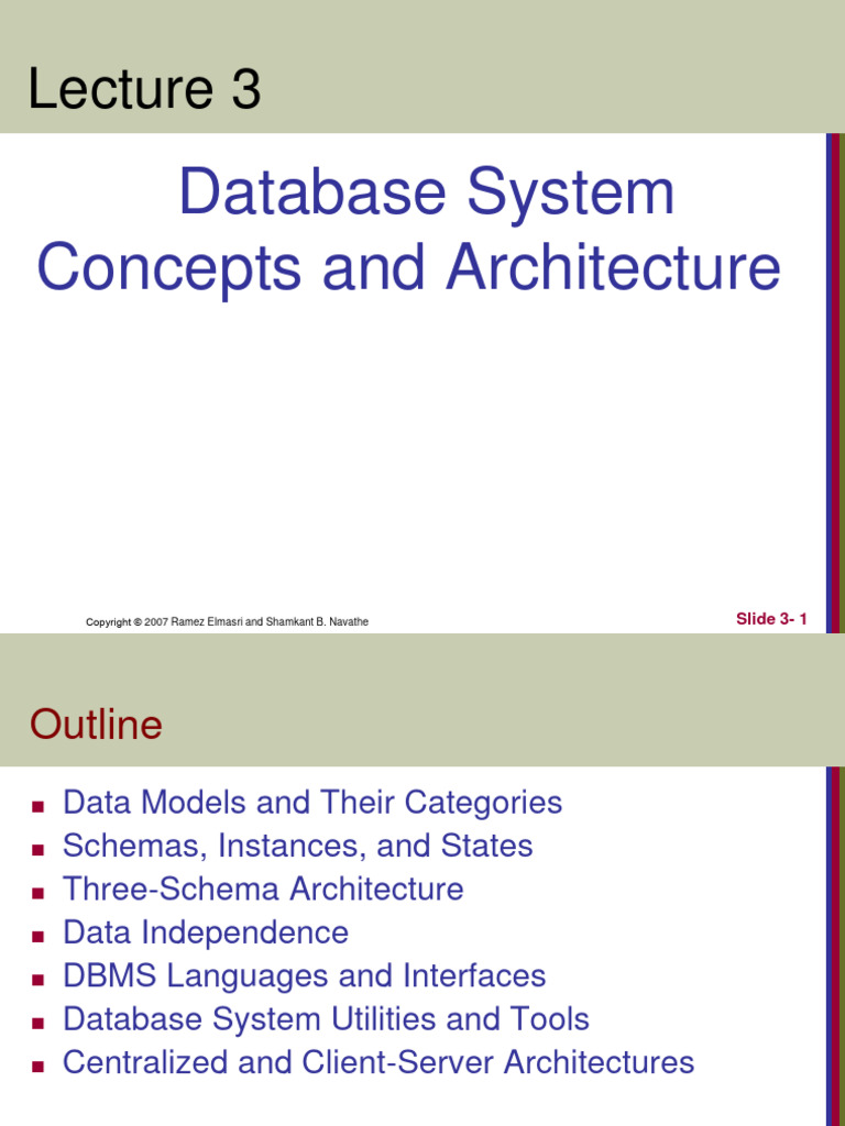 Database .3 0 | PDF | Databases | Data Model