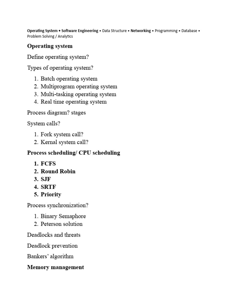 Operating System | PDF Operating System | PDF
