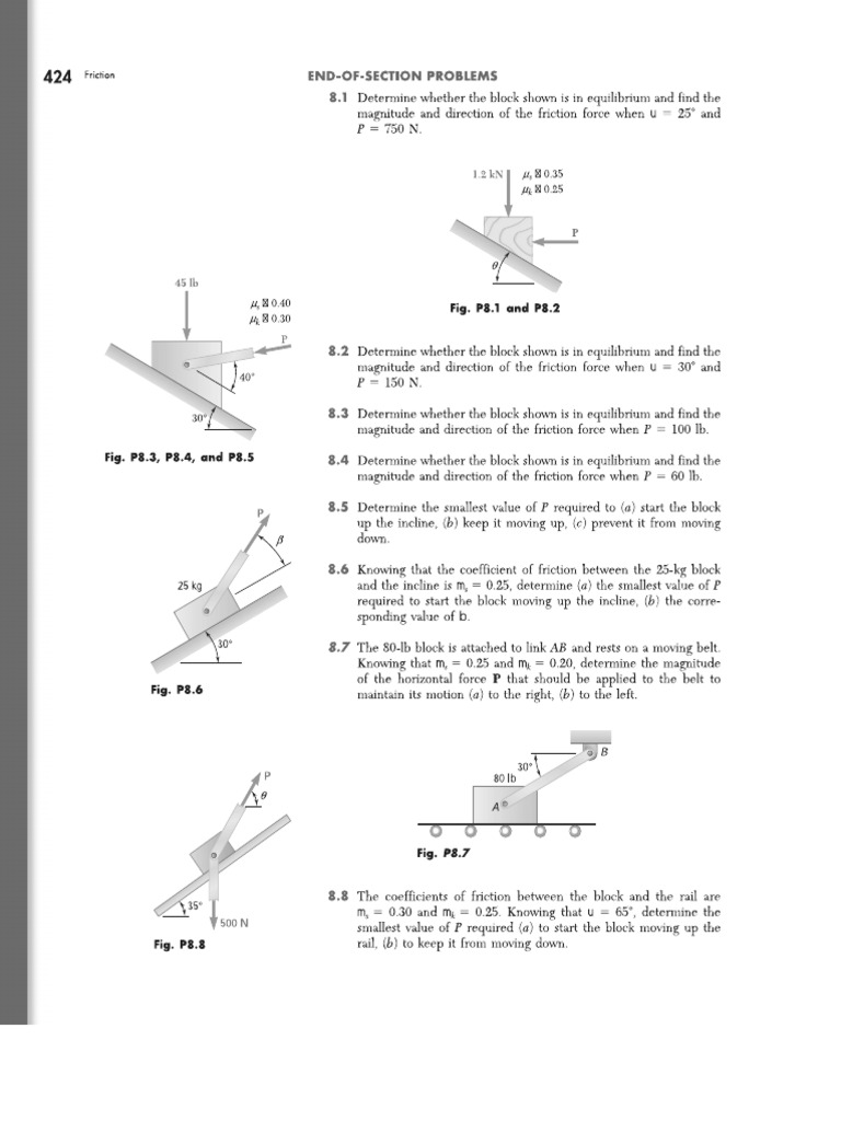 Friction HW (Advanced) | PDF