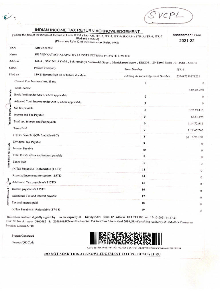 AY 2021 - 2022 SVCPL | PDF