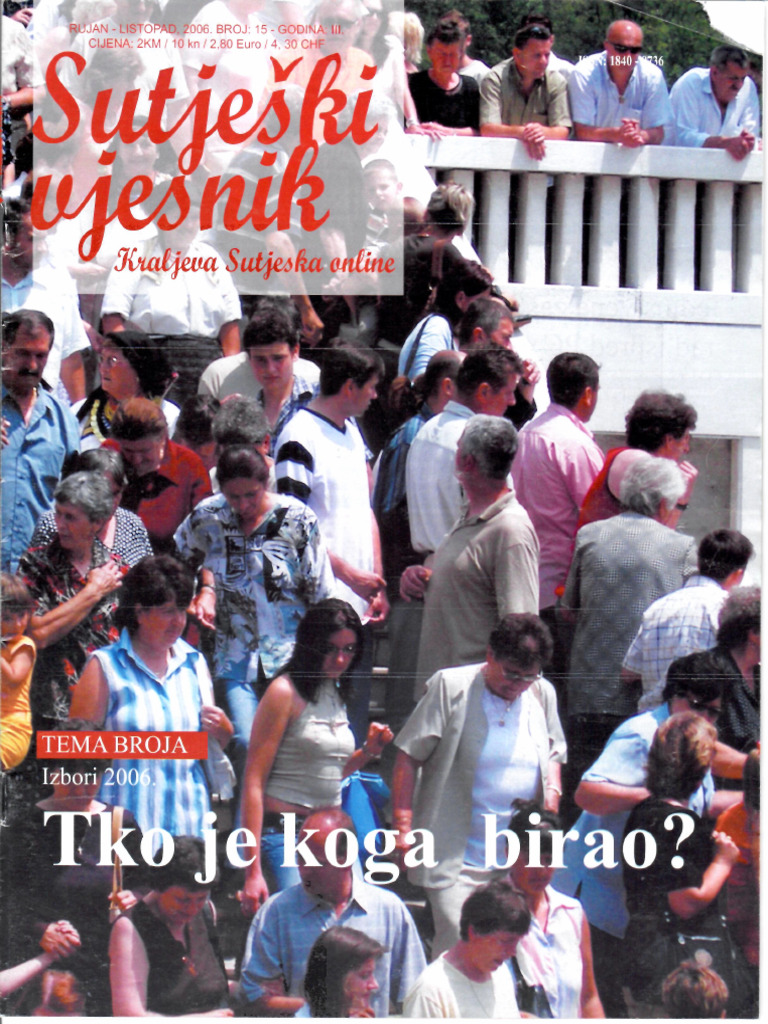 Sutješki Vjesnik - Broj 15 - Listopad 2006. | PDF