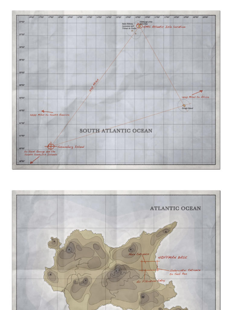 Achtung! Cthulhu - Assault On The Mountains of Madness Maps | PDF