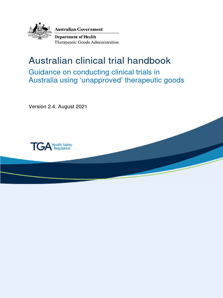 Australian Clinical Trial Handbook | PDF | Clinical Trial | Medical Device