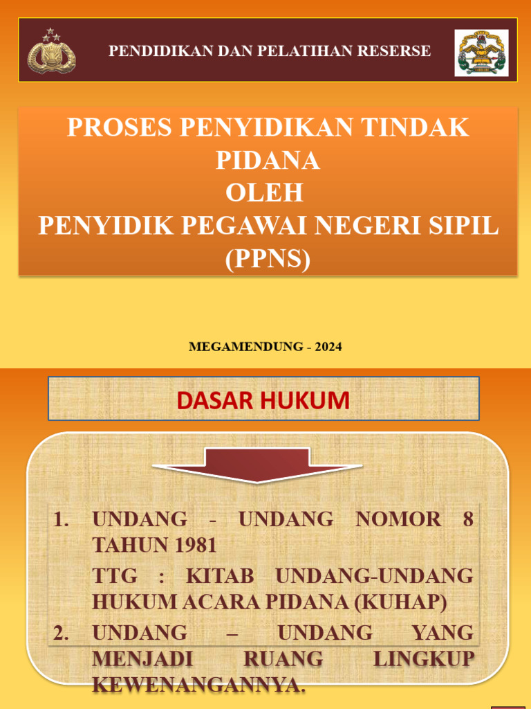 Proses Penyidikan Oleh Ppns | PDF | Hukum