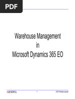 D365 F O Warehouse Management 2 1727417519 | PDF | Warehouse | Logistics