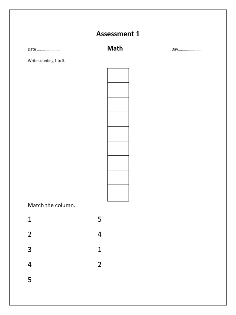 Junior Assessment | PDF