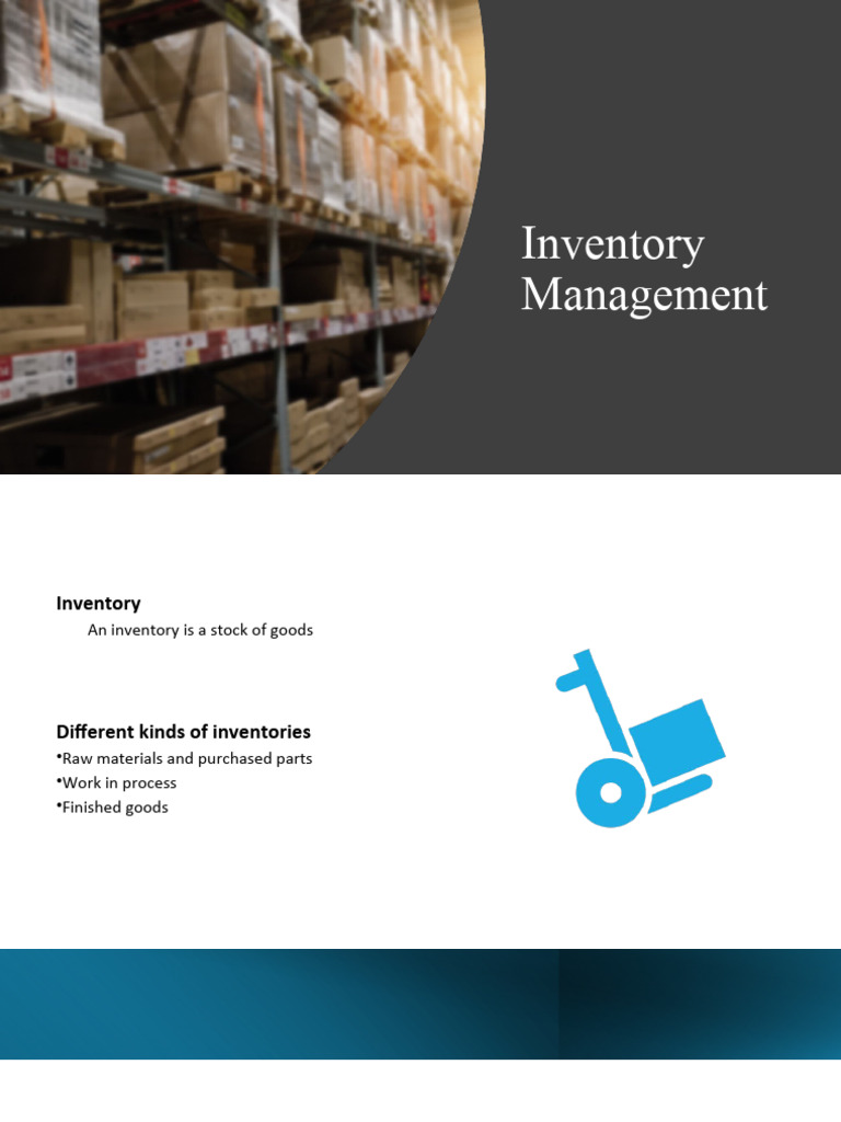Inventory Management | PDF | Inventory | Economies