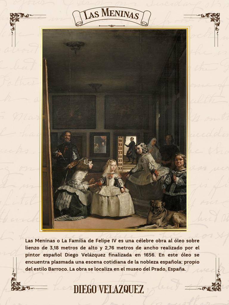Las Meninas - Analisi de Obra | PDF | Pinturas | Artes plásticas