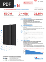 Datasheet Trina 710w | PDF | Photovoltaics | Solar Panel