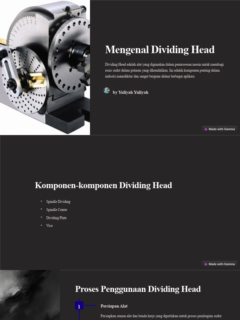Mengenal Dividing Head | PDF