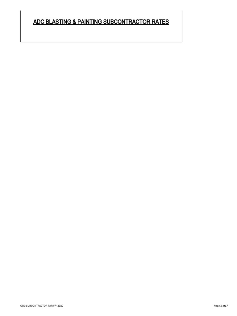 For Onilne Bidding - ADC Plasting & Painting Subcontractor ...