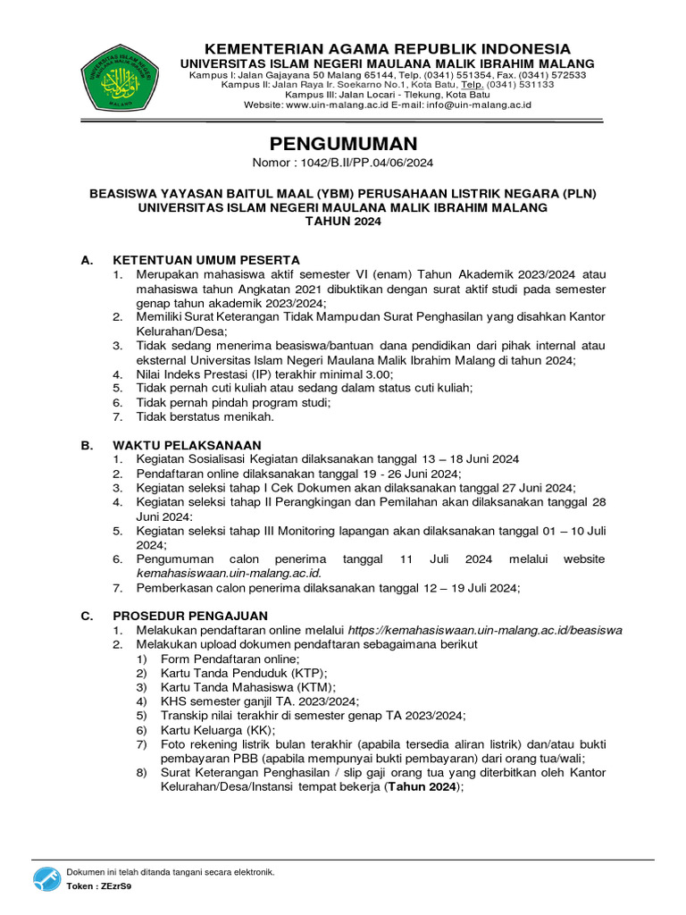 Juknis YBM 2024 | PDF