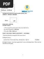 Form Two Physics Exam, 2025 | PDF | Series And Parallel Circuits | Resistor