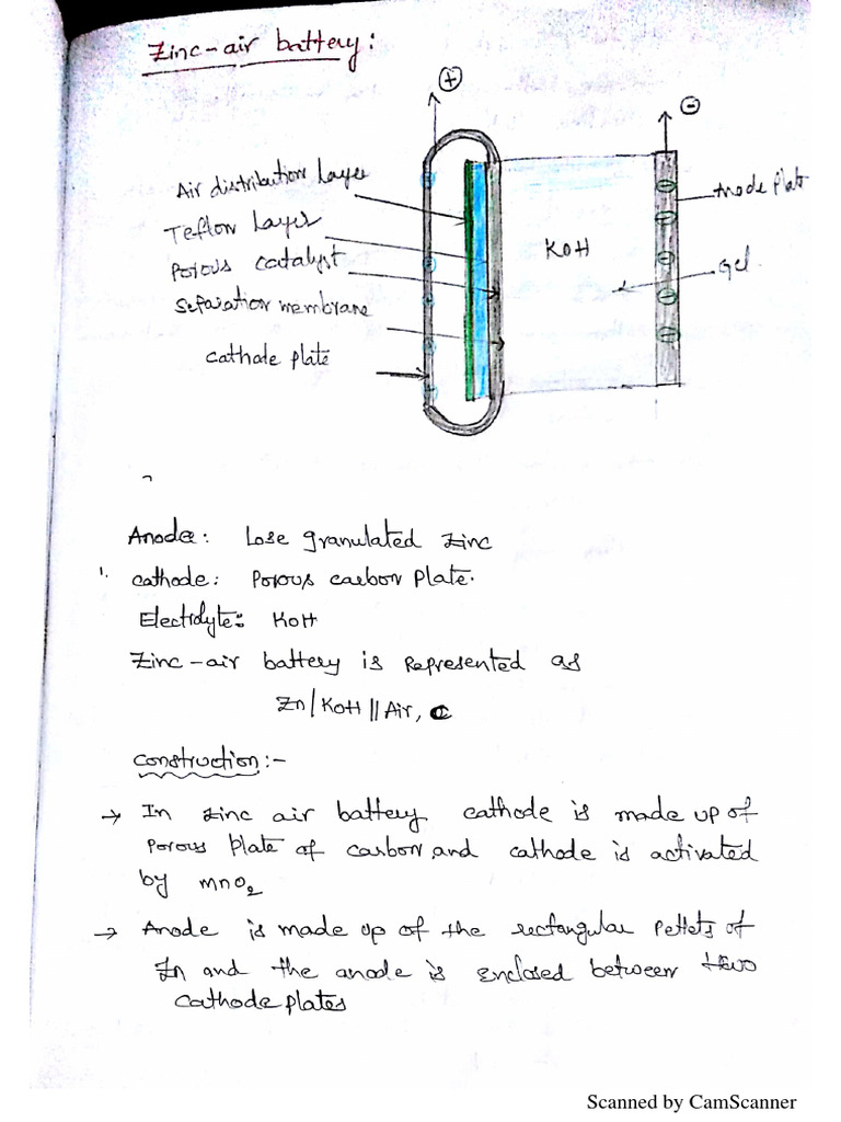 Batteries Notes Part 1 | PDF