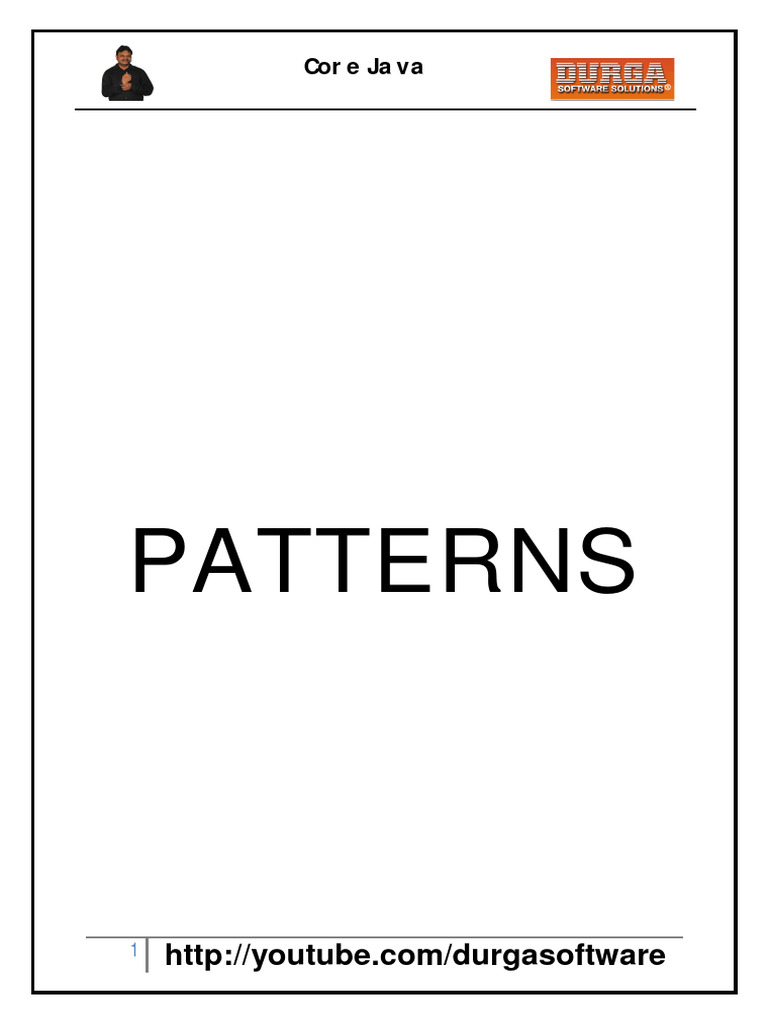 4.+PATTERNS | PDF | Control Flow | Computer Engineering