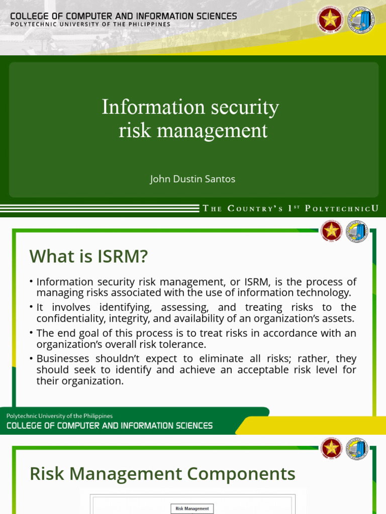 Information Security Risk Management-1 | PDF | Risk | Risk Management