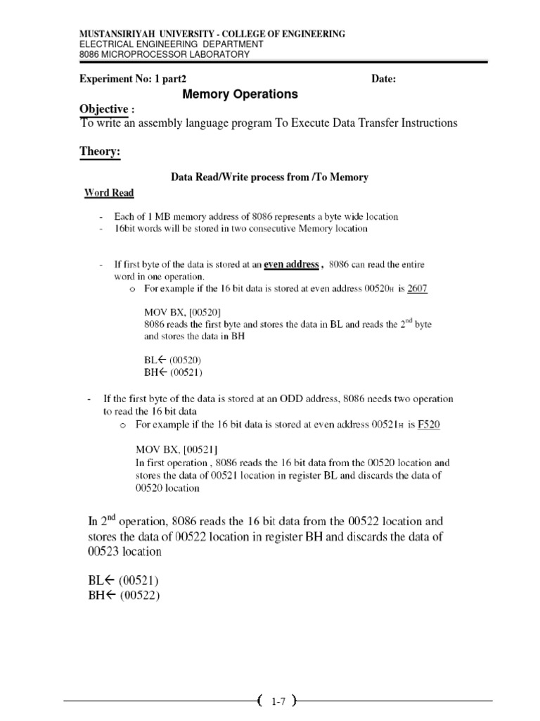 8086 Problemsheet | PDF | Central Processing Unit | Assembly Language